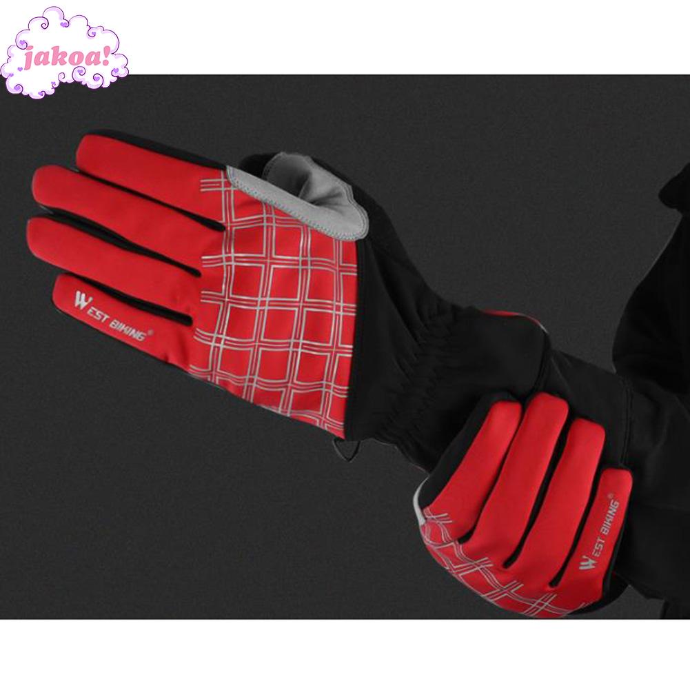 JAKO--Gloves Motorcycle Waterproof Winter Bicycle Fleece Riding Ski ...