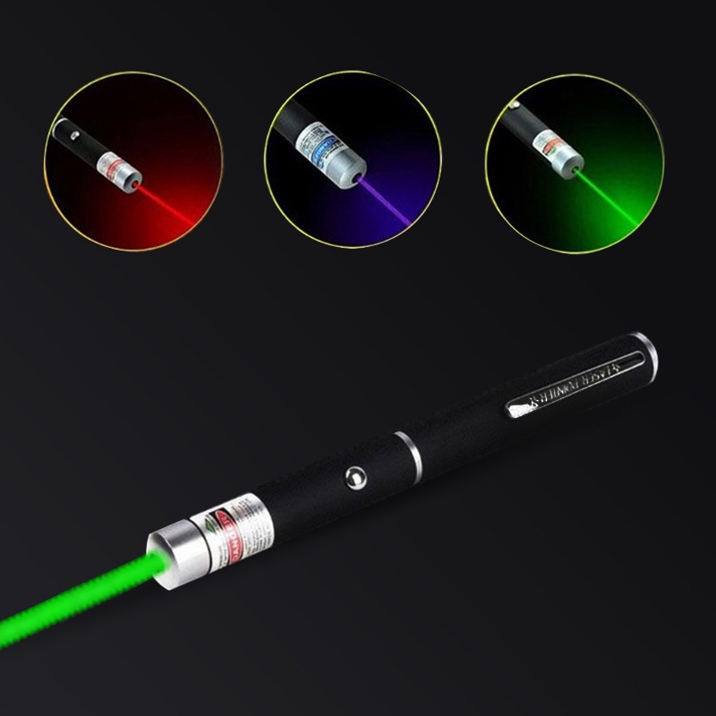 1pc Laser Pointer Pen Sight Laser 5MW High Power Powerful Green Blue ...