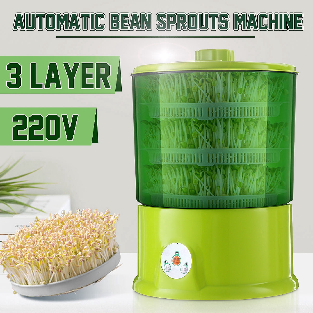 1.5L 3 Layers Ntelligent Bean Sprouts Machine Multifunctional Automatic ...