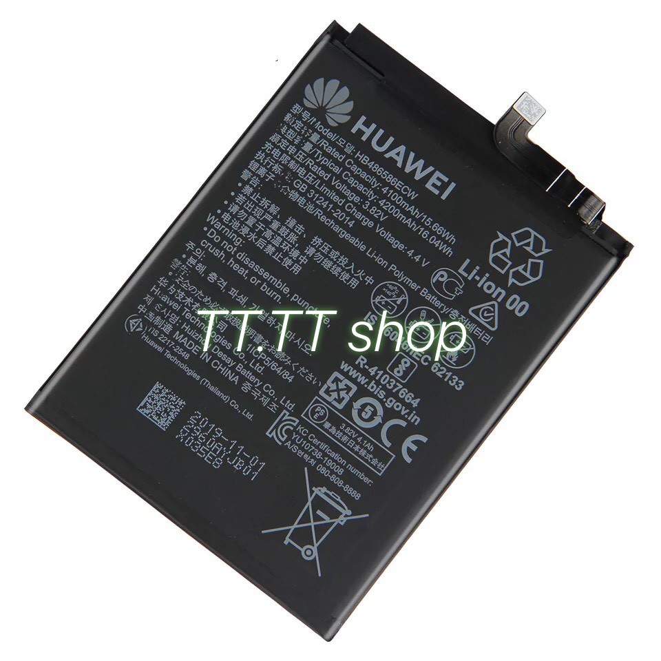 แบตเตอรี่ แท้ Huawei Mate 30 Mate 30 Pro Nova 6 Nove 6 SE Honor View V30 HB486586ECW 4200mAh ...