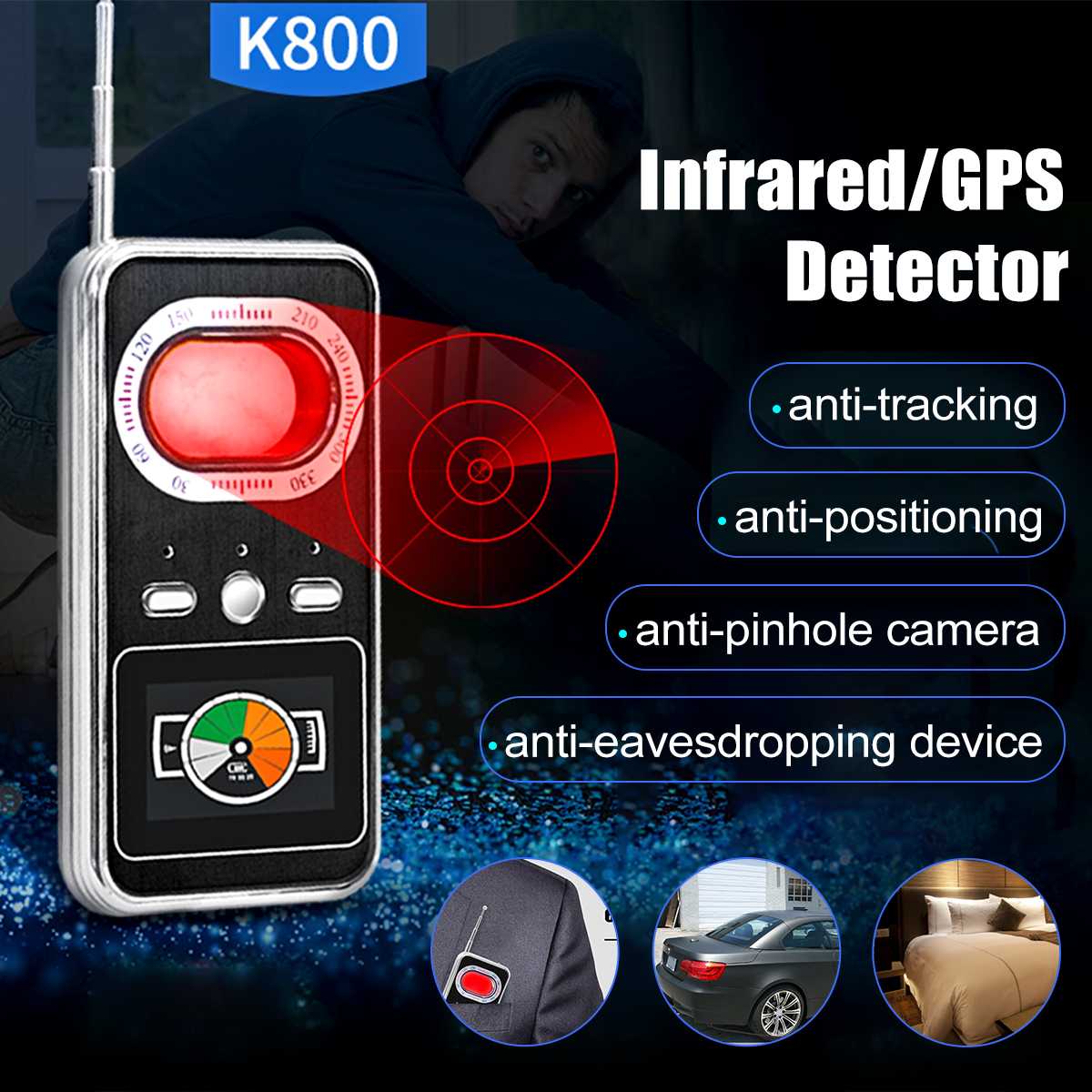 Car GPS Blocker Signal Blocking GPS Shield Anti Signal Blocker Double ...