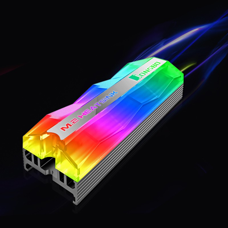 Jonsbo ARGB Lighting M.2 SSD Heatsink 5V 3Pin Solid State Hard Disk ...