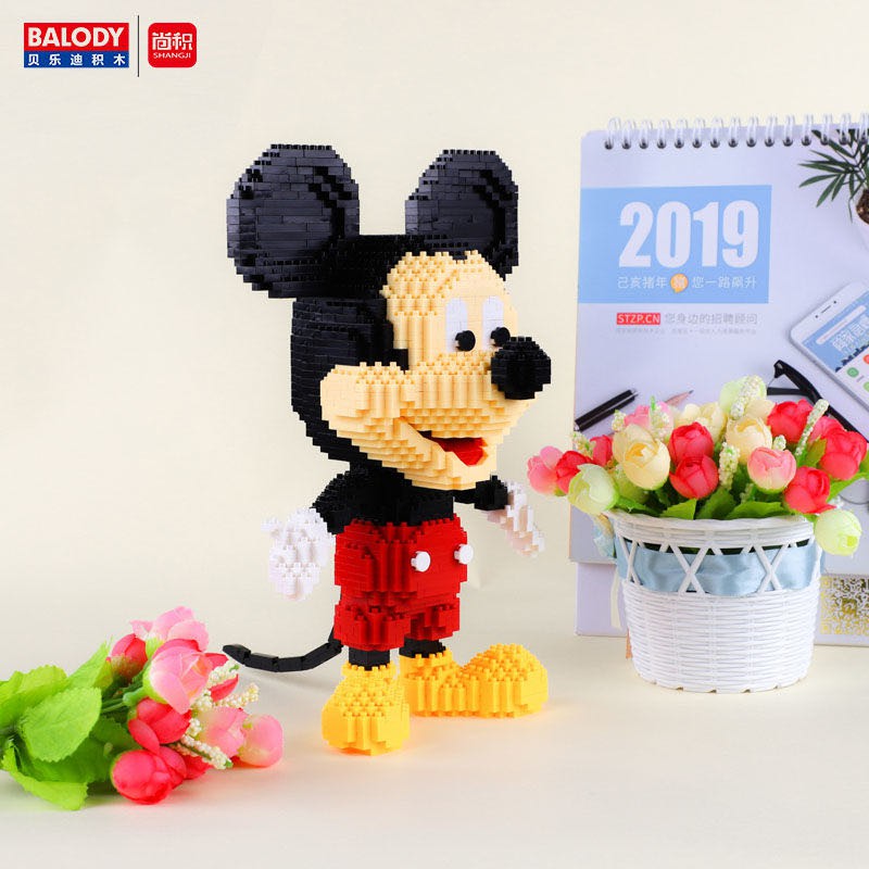 Balody Mini Diamond Building Blocks Education Toys Disney Mickey 24CM ...