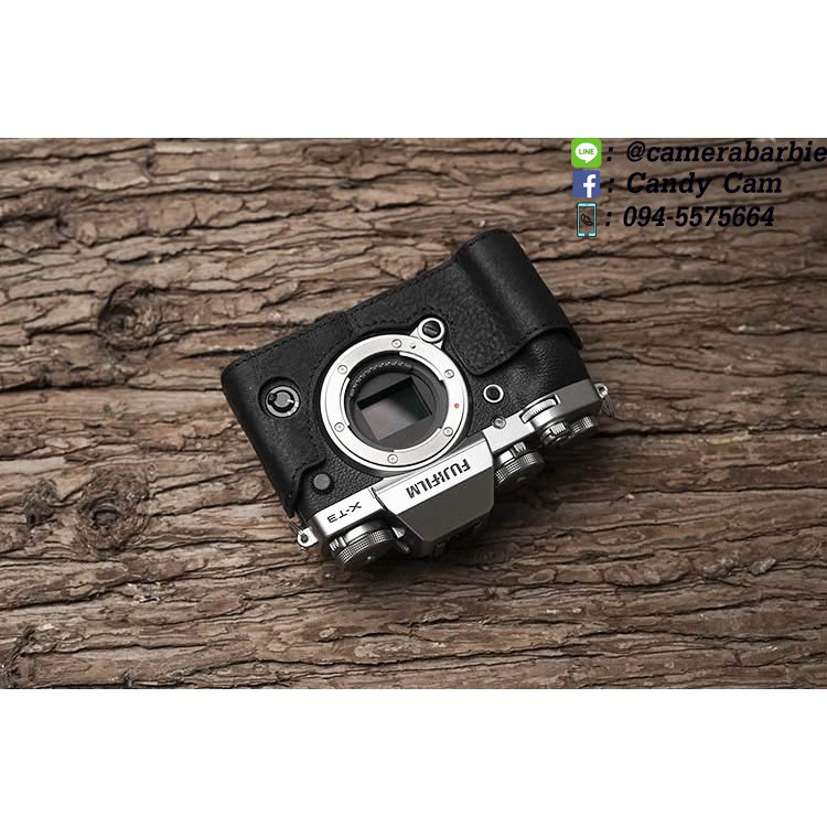 Half case เคสหนัง หนังแท้ Mr Stone Fujifilm XT3 - candy_cam - ThaiPick