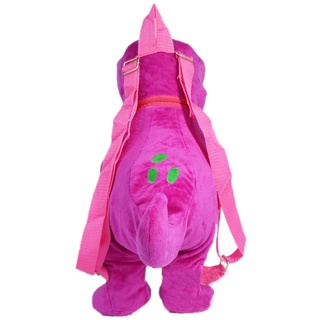 Anime Barney Plush Toy Backpack Bags Singing Friends Dinosaur Barney I ...