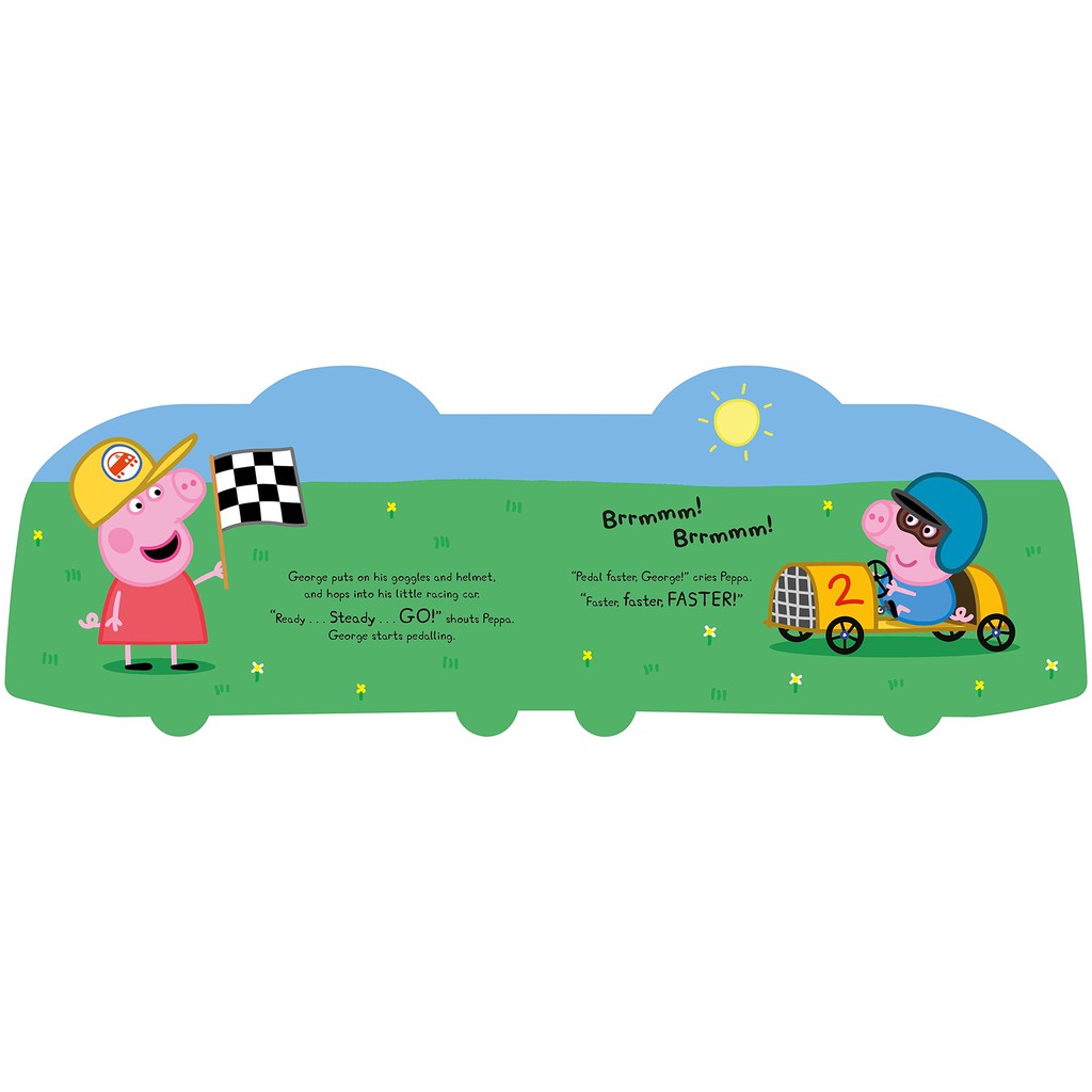 หนังสือนิทานภาษาอังกฤษ Peppa Pig: Slow Down, George! (Board Book ...