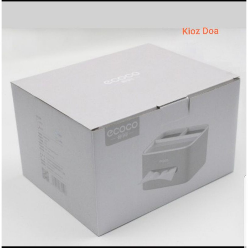 Ecoco ที่วางกระดาษทิชชู่มัลติฟังก์ชั่น กล่องทิชชู่ - สีฟ้าอ่อน - donnirekananta.th - ThaiPick