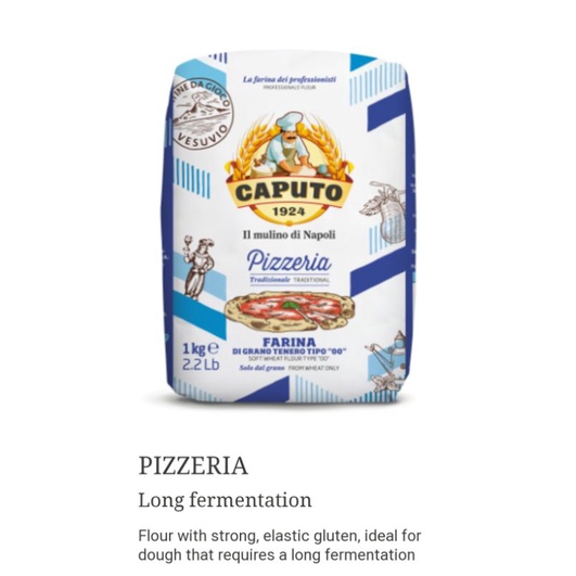 Pizzeria Farina Di Grano Tenero Tippo "00"(CAPUTO Brand). แป้งสาลีทำ ...