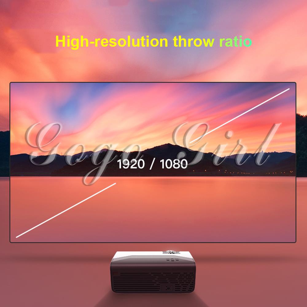 Gogo Home Theater Projector HDMI/AV/USB/TF/VGA Multimedia Projector ...