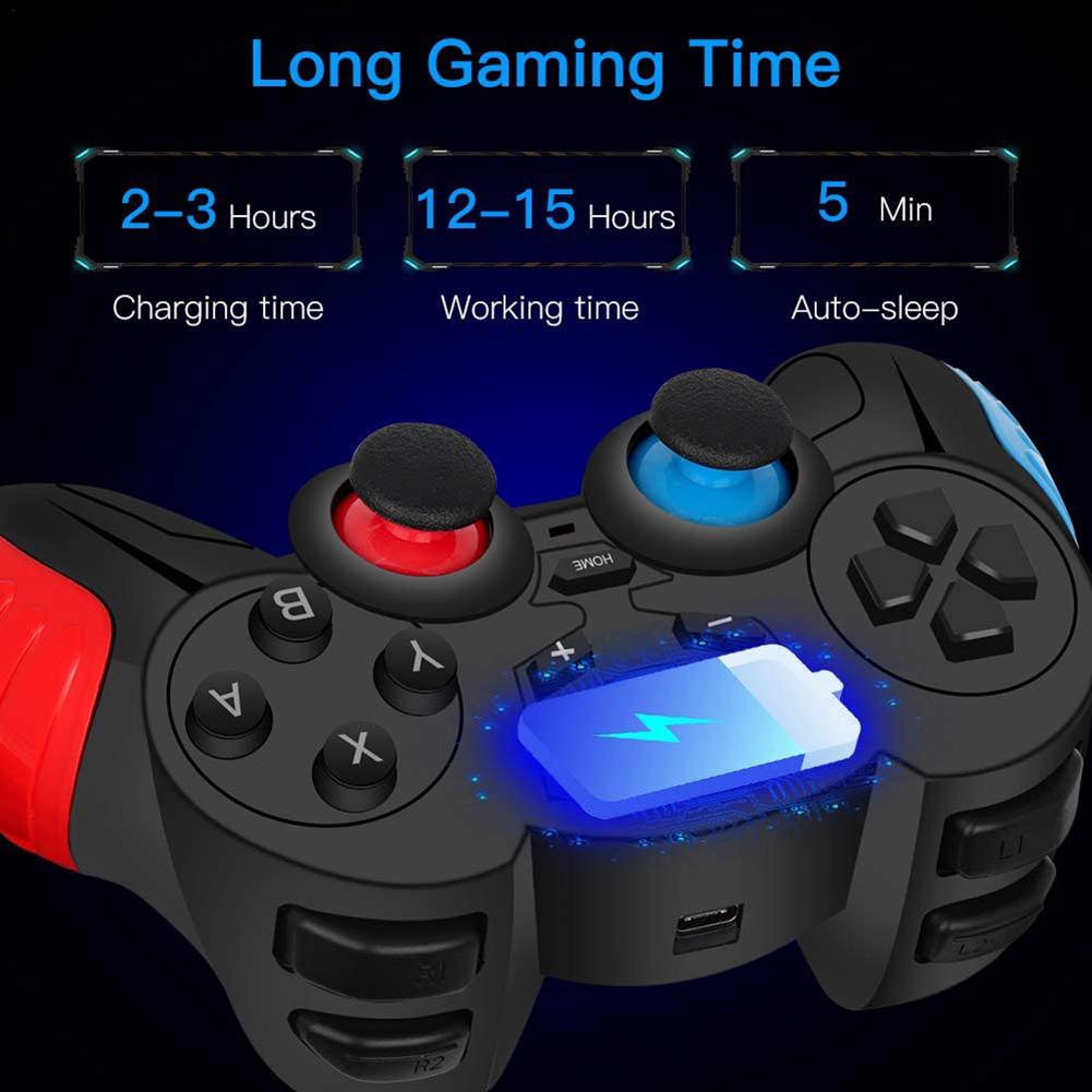 【Go】Game Controller Comfortable Durable Wireless Gamepad Joystick Bluetooth Game Machine for ...