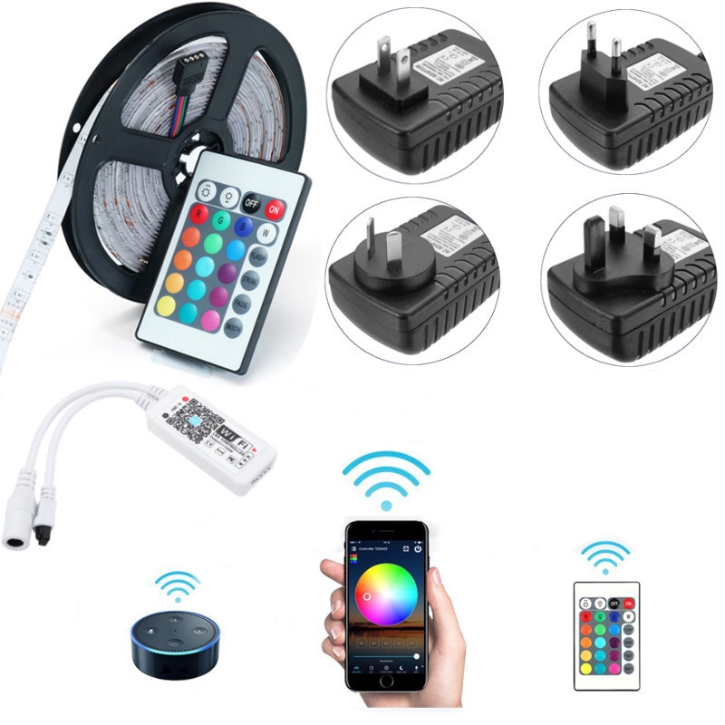 Alexa Smart Home WIFI Controller APP Control Non-waterproof RGB LED ...