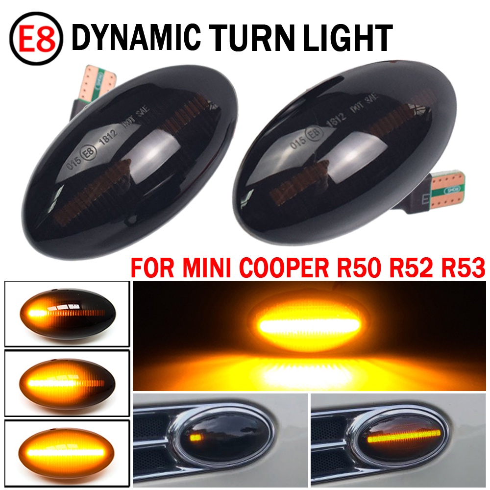 Led Side Marker ไฟเลี้ยวไฟไหลน้ำ Repeater ตัวบ่งชี้แบบไดนามิก Blinker ...