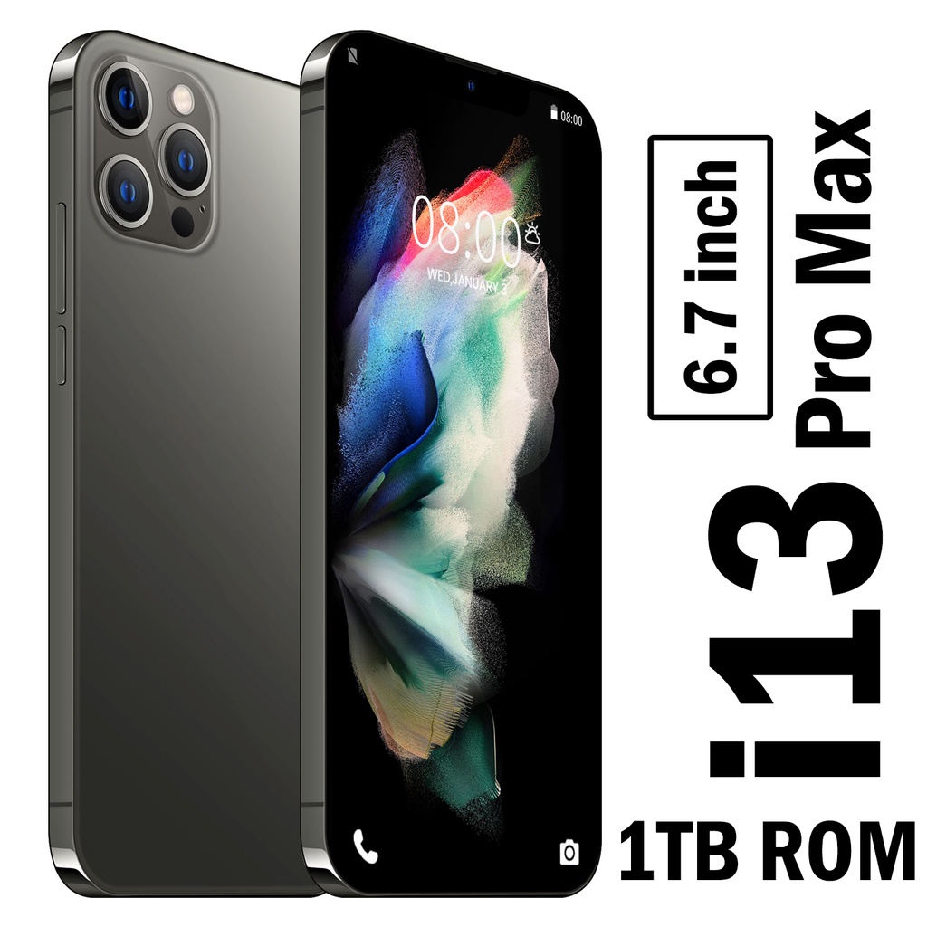 2022 Global Version i13 Pro Max 5G Smartphone 16GB 1TB 6.7 inch Cellular 10 Core Network 50MP ...