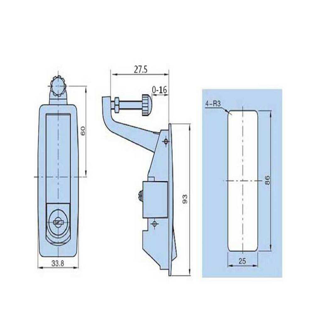 [NANA] Compression Latch Replace for C2-32-25 Flush Lever Adjustable ...