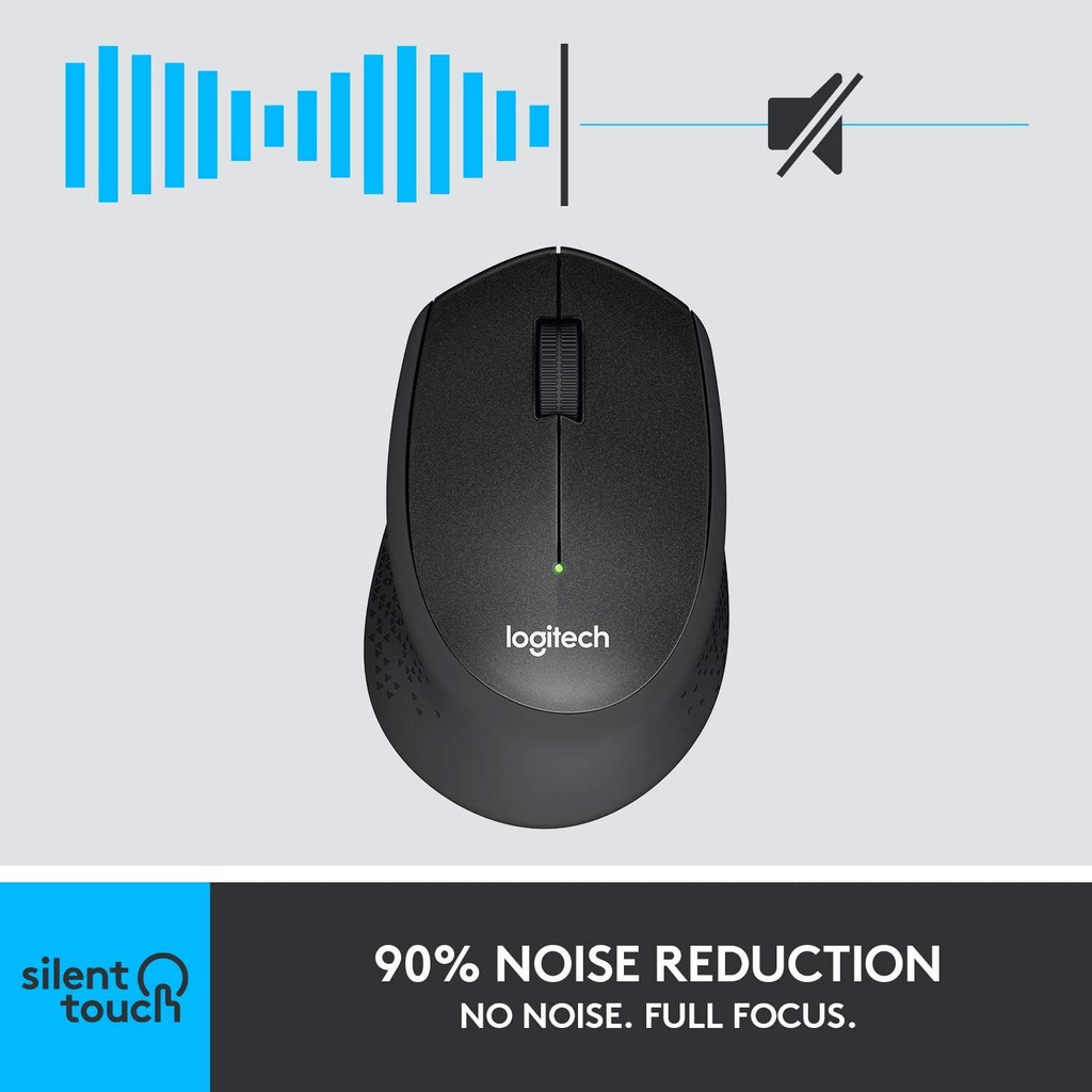 Logitech M331 Silent Plus Wireless Mouse (เมาส์ไร้สาย ไร้เสียงรบกวน ...