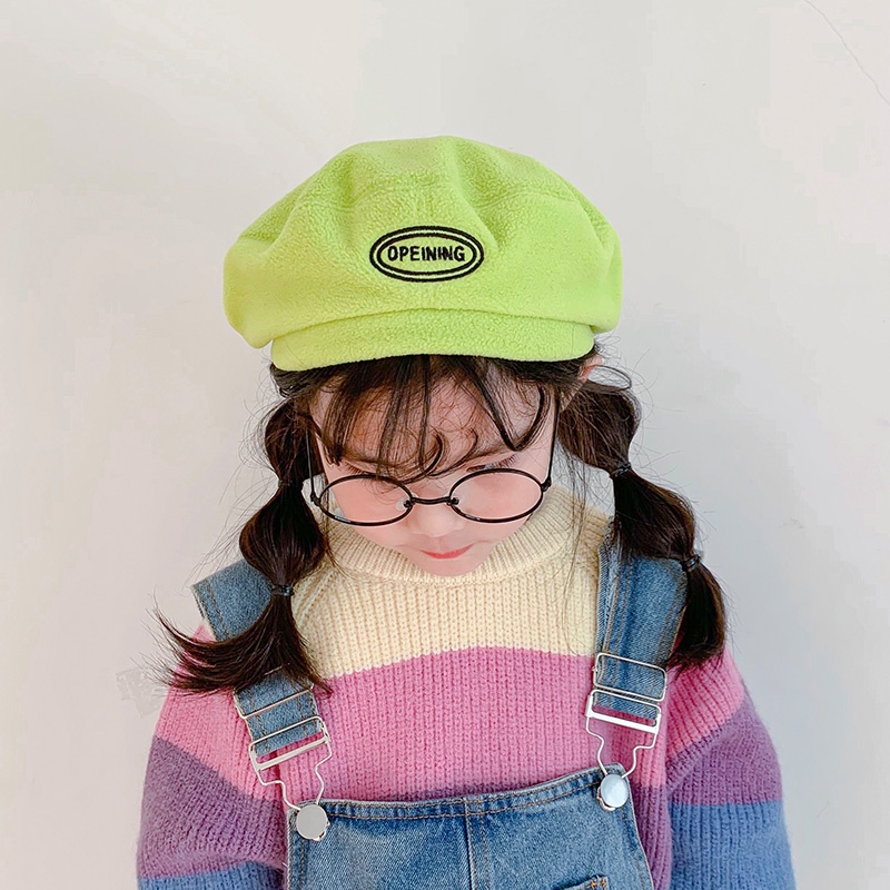 Children Winter Berets Peaked Hats Spring Autumn Boys Girls Toddler ...