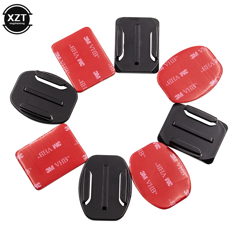 ☄Flat Curved Adhesive Mounts Sticker Mount for GoPro Hero 8 7 5 Xiaomi ...