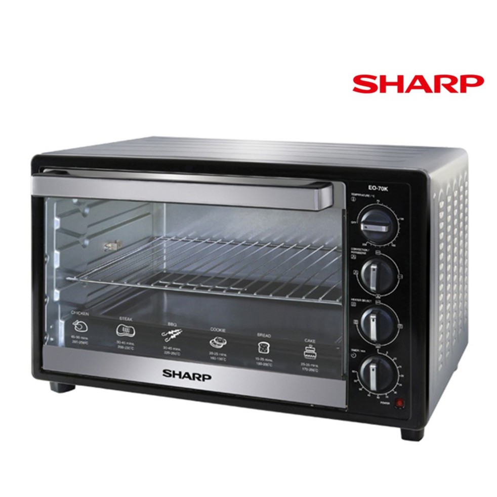 SHARP เตาอบไฟฟ้า 9 ลิตร 800 วัตต์ รุ่น EO-9P รับประกัน 1 ปี - ismart_officialshop - ThaiPick