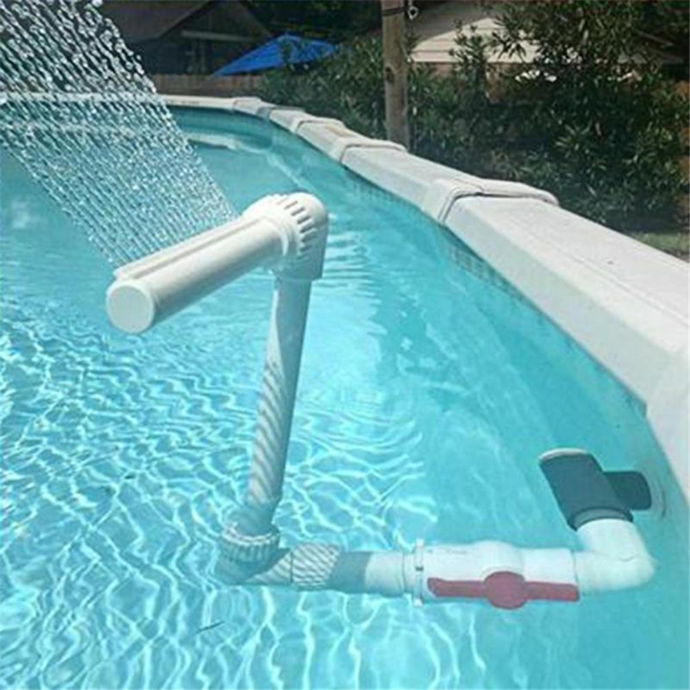 MENGXUAN Adjustable Water Spay PVC Fountain Tube Spraying Pool ...