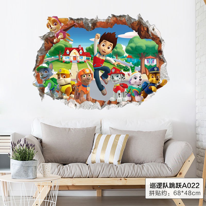 Wang team stickers children วัดความสูงสติ๊กเกอร์ติดผนังในตัว 3D ...