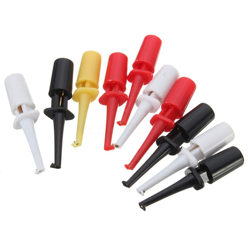 10 x clamp multimeter probes probe tips gauge test hook clamp probe T1 ...