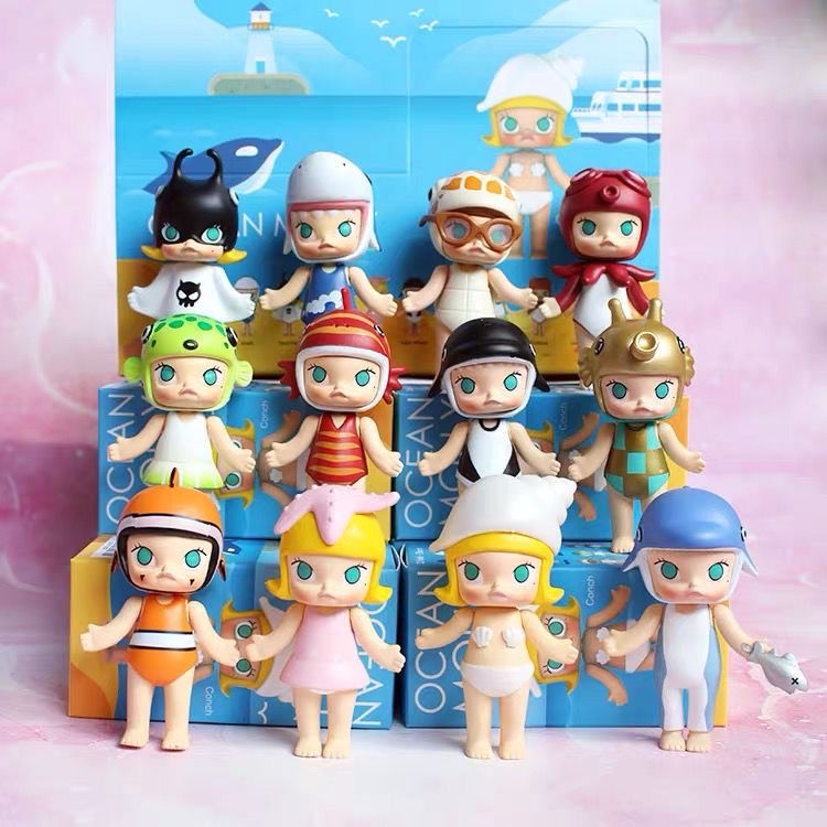 [Confirmed model] POPMART Bubble Matt Molly Jasmine Doll Ocean Series ...