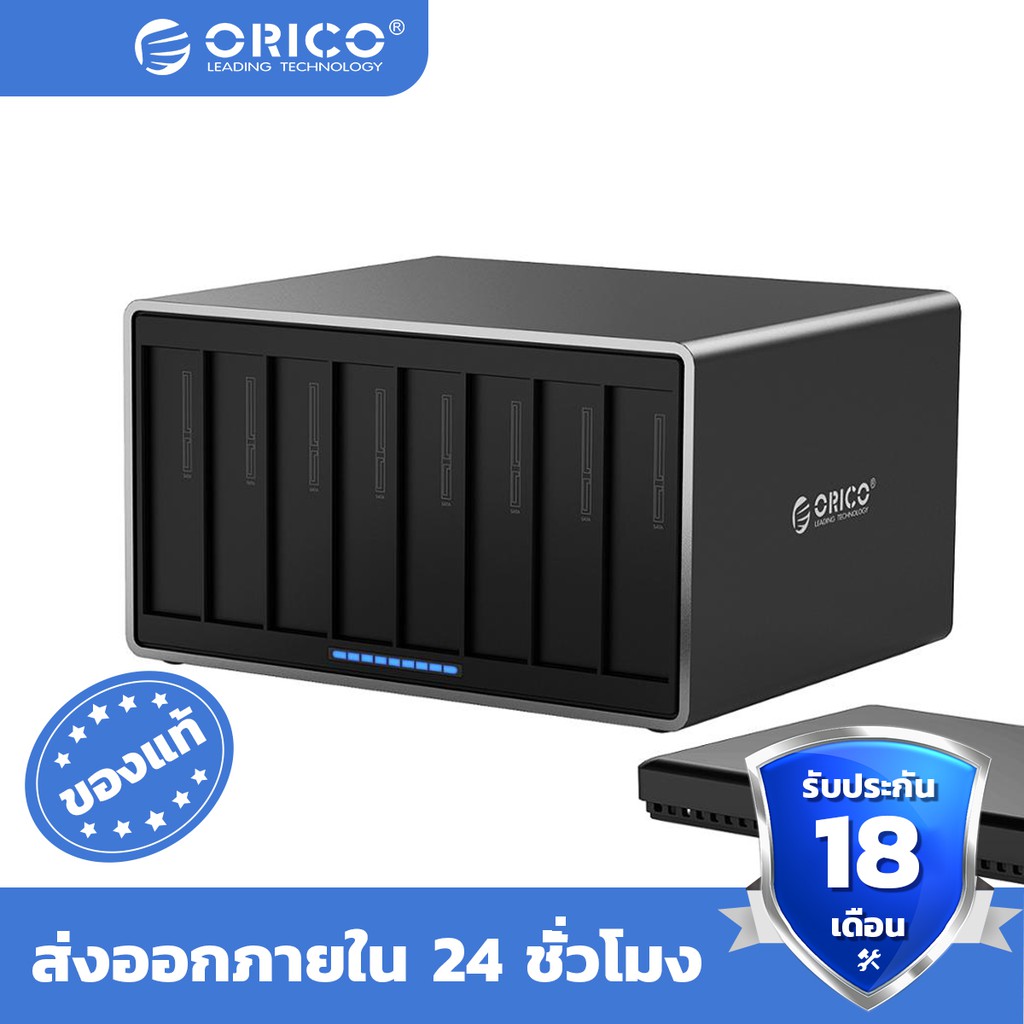 ORICO 3.5 8 Bays USB3.0 Type-C HDD Docking Station SATA to USB3.0 HDD ...