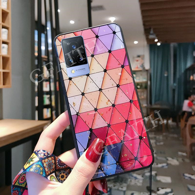 เคสโทรศัพท์ VIVO X60 Pro 5G New Arrival Soft Casing Back Cover Diamond ...
