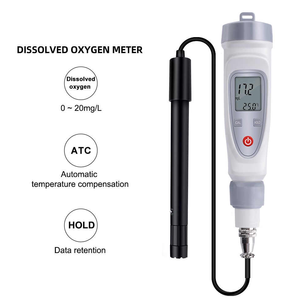 Dissolved oxygen meter Portable dissolved oxygen meter Shrimp pond fish ...