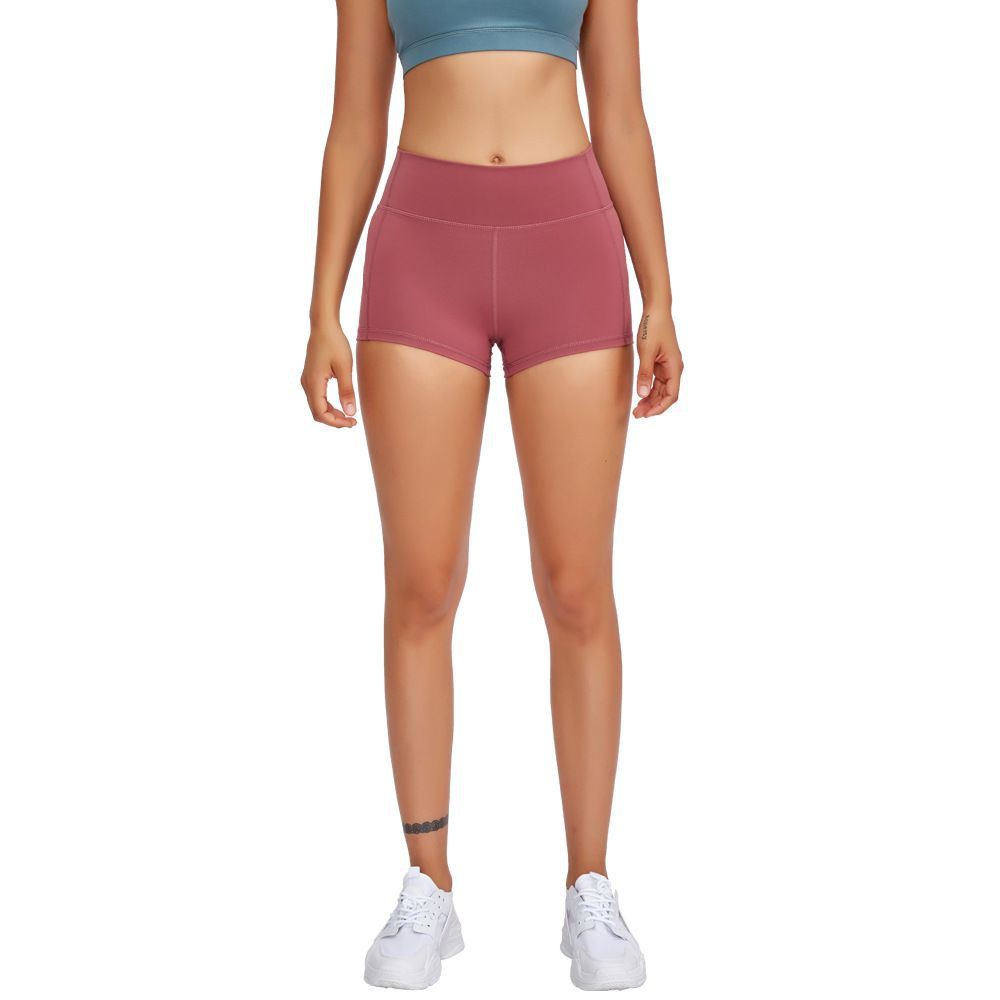 CODLULU Women s new sports shorts stretch slim yoga running high waist ...