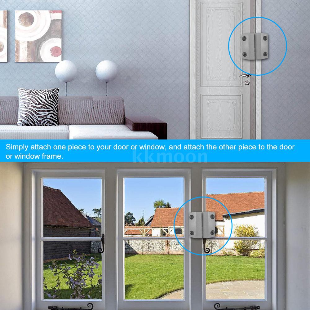 Wired Metal Rolling Gate Door Window Sensor Magnetic Contacts Alarm ...