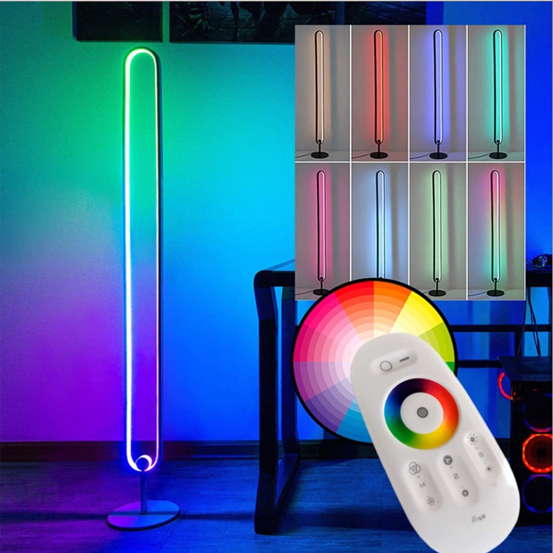 Home Decorations Night Light Rgb Standing Lamps for Living Room Bedroom ...
