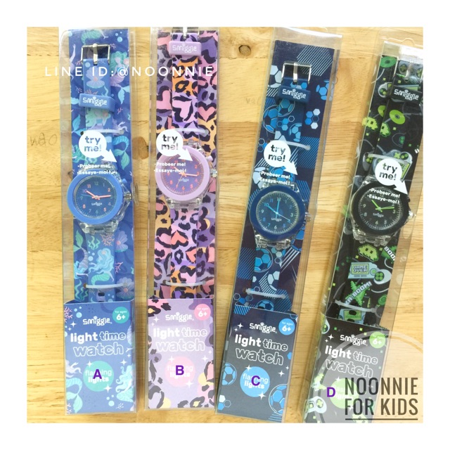 นาฬิกาข้อมือสำหรับเด็ก Smiggle light time watchมีบริการเก็บเงินปลายทาง ...