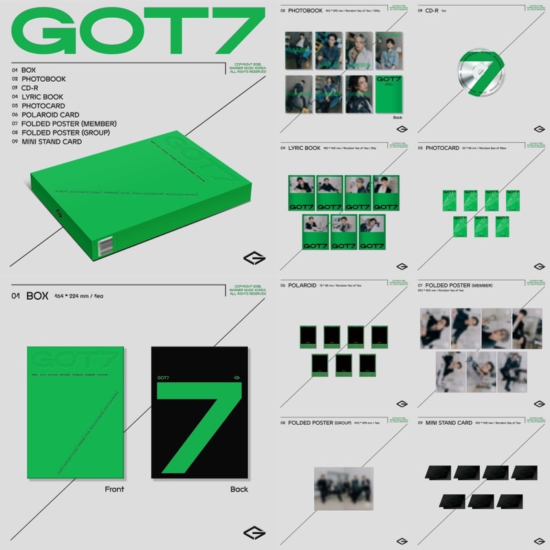 พร้อมส่ง เลือกปกได้ อัลบั้ม GOT7 NEW EP abum ...