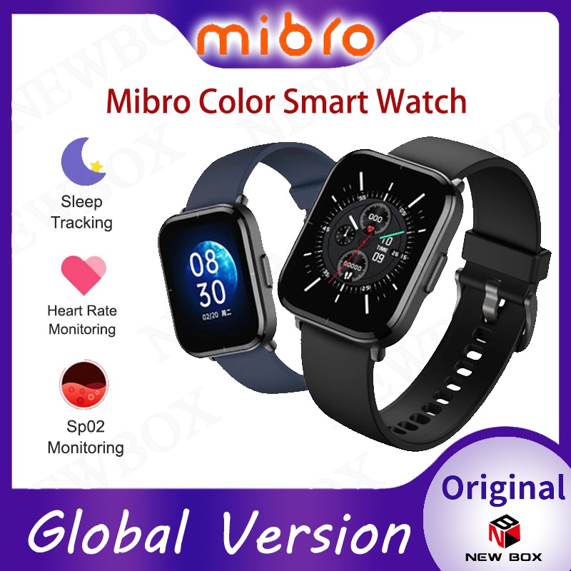 Mibro Color Smart Watch Bluetooth Waterproof Spo2 Blood Oxygen Heart ...