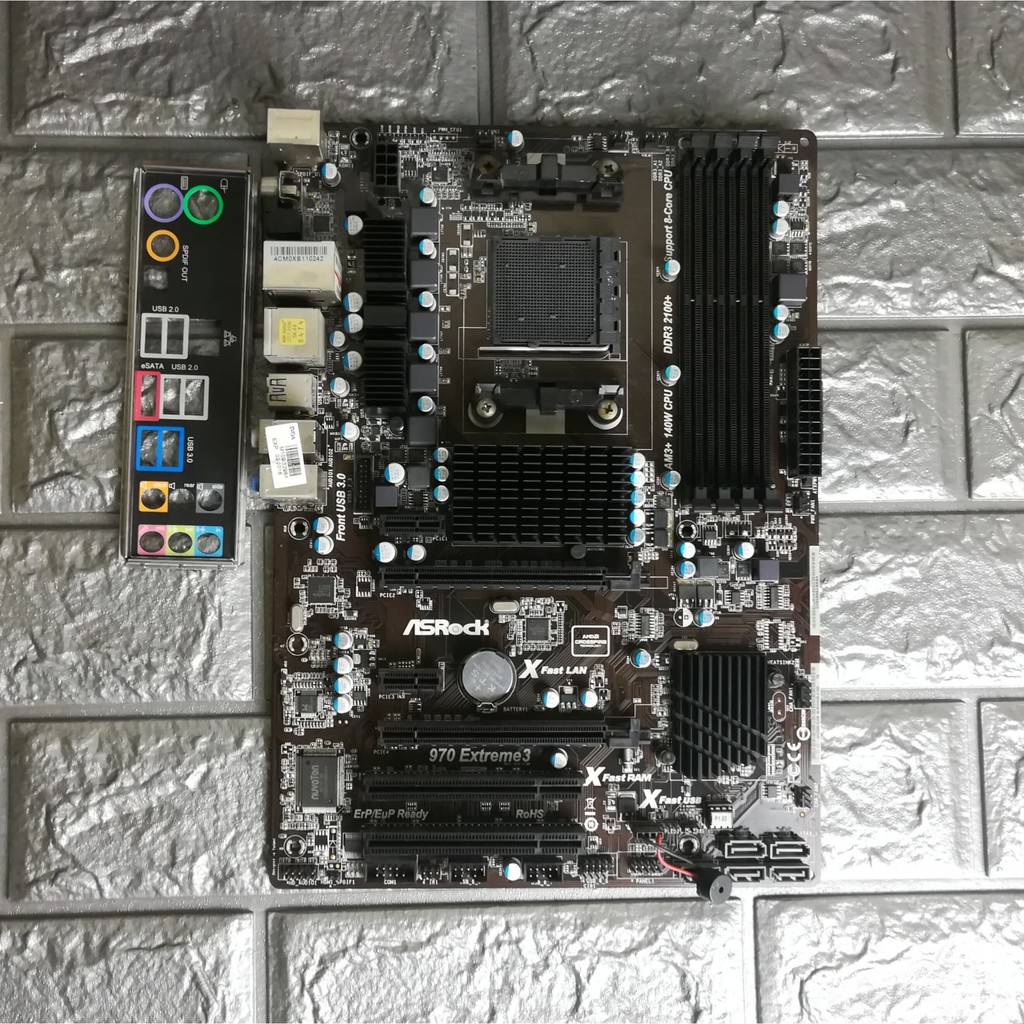 ⚡️เมนบอร์ด ASRock 970 Extreme3 R2.0 Socket AM3+ มีฝาหลัง ฟรี Speakerเมน ...