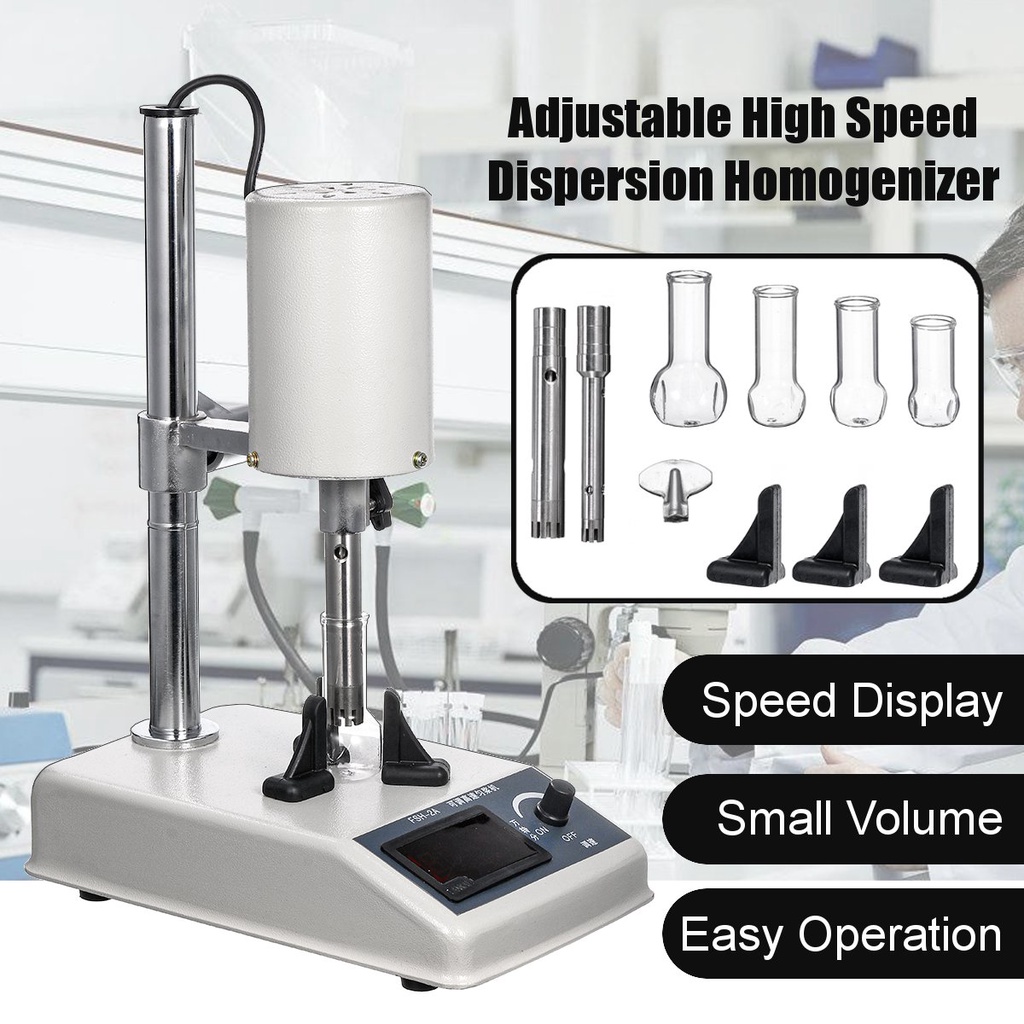 220V Adjustable High Speed Homogenizer cessor Disperser Dispersion ...