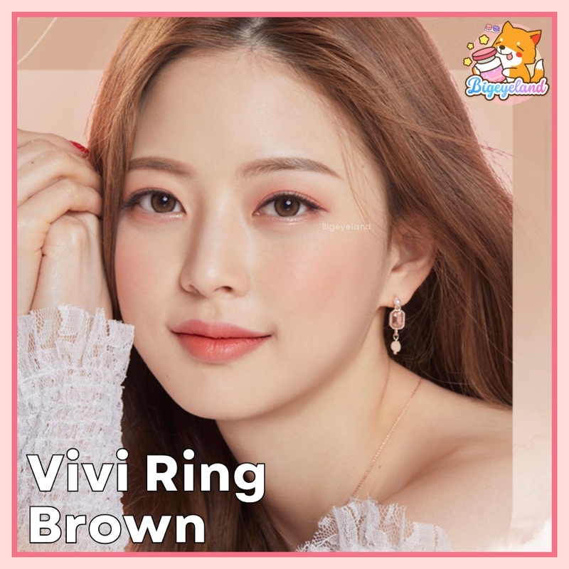 คอนแทคเลนส์ Vivi Ring Brown Choco Gray (GAEzZ Secret Sweety Soft) ขนาด ...