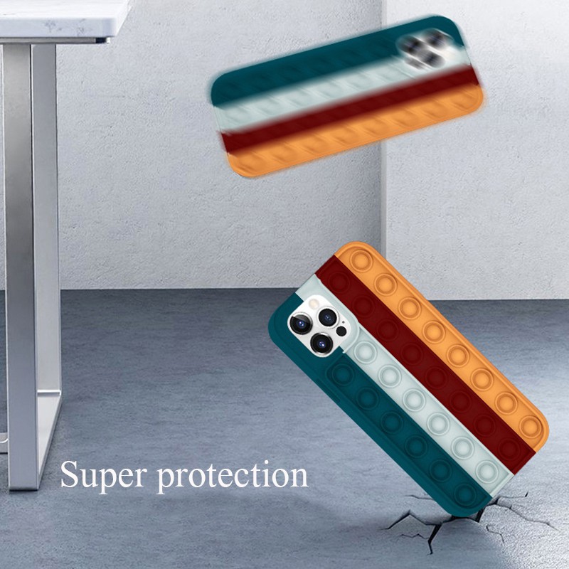 Pop It Push Bubble Rainbow ปลอก OPPO R9s R11 R11s R17 A93 4G A52 A72 ...