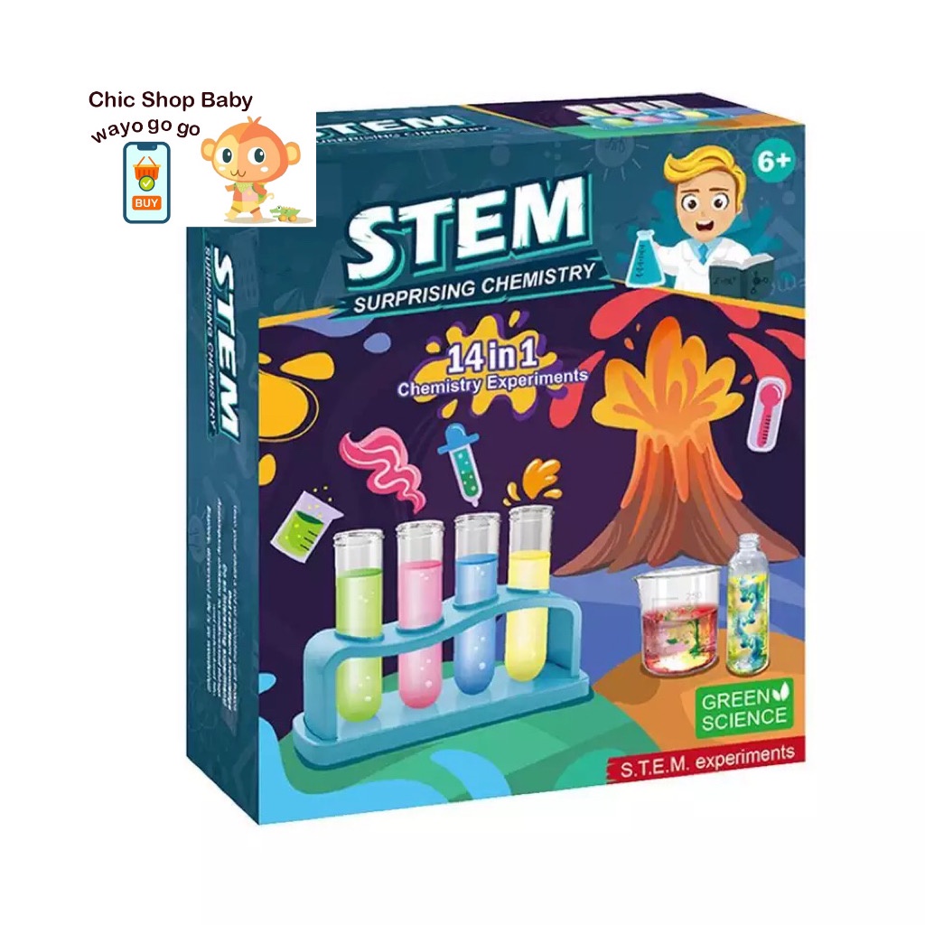 Stem Volcano Eruption 14 In 1 ของเล่นแนว วิทยาศาสตร์ กิจกรรมสำหรับเด็ก ...