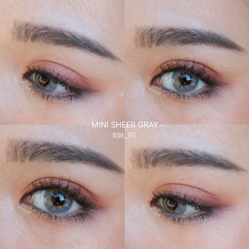 คอนแทคเลนส์ Kittykawaii Mini Sheer Gray ขนาดเท่าตา - mimilens_shop - ThaiPick