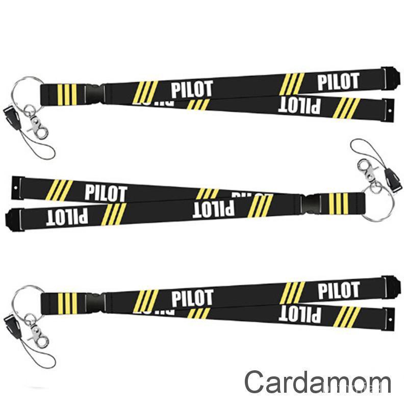 style3C BI remove before flight fashion pilot lanyards for key neck ...