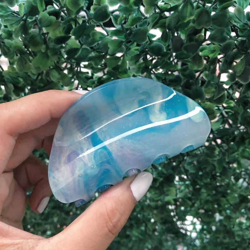 กิ๊บหนีบผมเกาหลีพร้อมส่ง galaxy claw ครึ่งวงกลม - vneat.official - ThaiPick