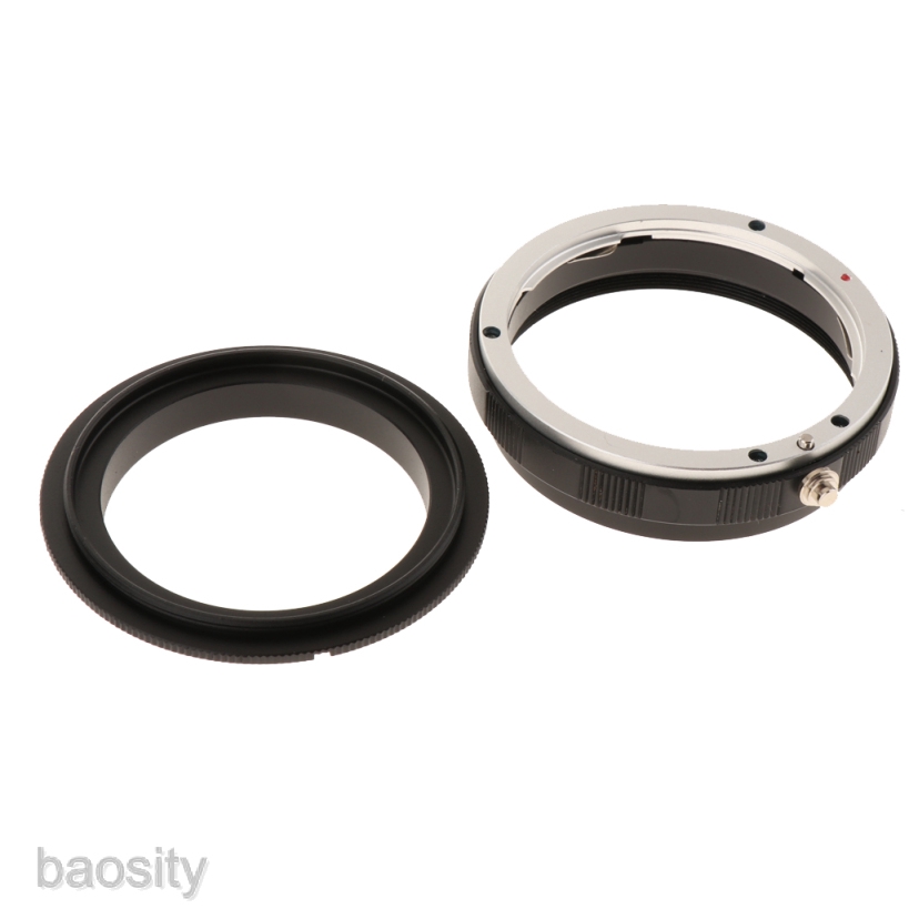 BAOSITY Reverse Macro Adapter and 58mm Rear Lens Filter Ring For Canon ...