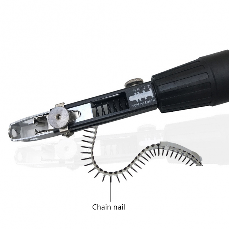 Automatic Screw Spike Chain Nail Gun Adapter Screw Gun For Electric ...