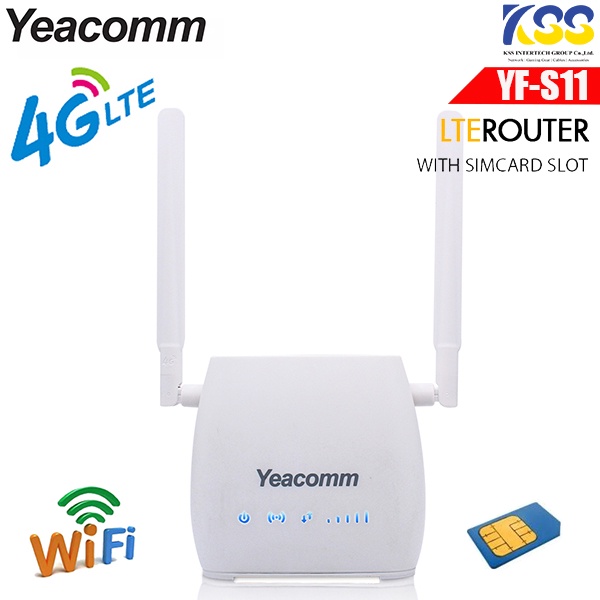 Yeacomm YF-S11 4G LTE Wireless Router เร้าเตอร์ ใส่ซิม ซิมการ์ด เร้าเต ...