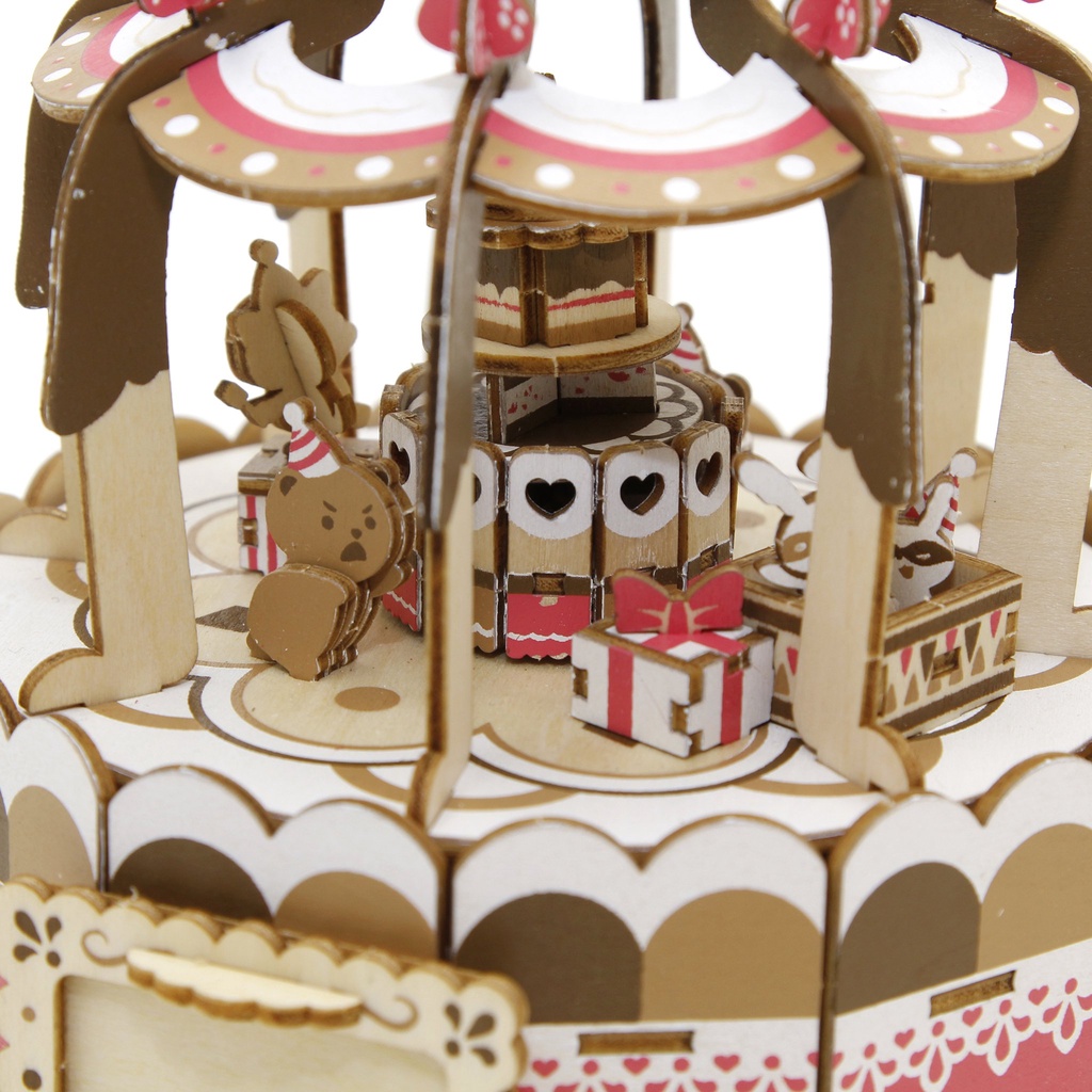 พร้อมส่งJIGZLE Wooden Puzzle กล่องดนตรีปาร์ตี้เค้ก The Cake Party ...