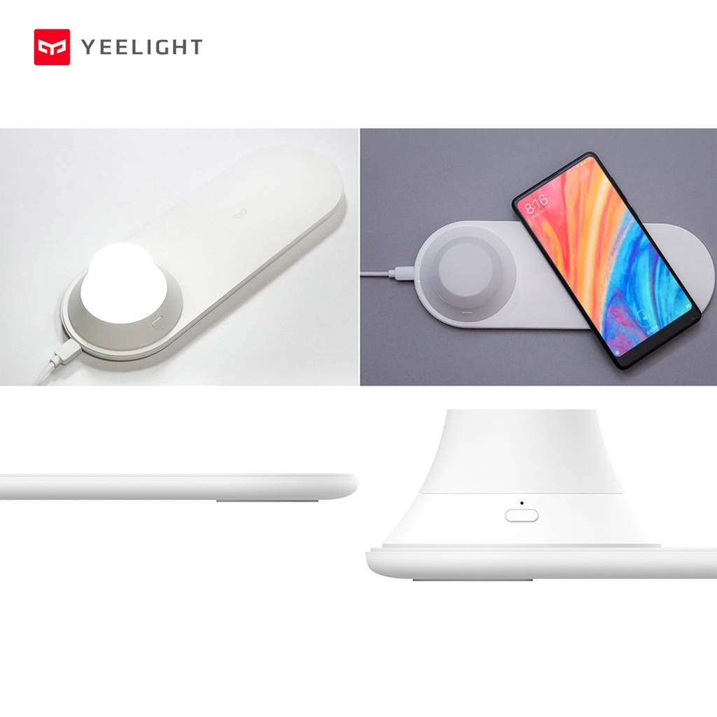Yeelight (YLYD04YI) Wireless Quick Fast Charger โคมไฟตั้งโต๊ะ ที่ชาร์จมือถือไร้สาย ประกัน 1 ปี ...