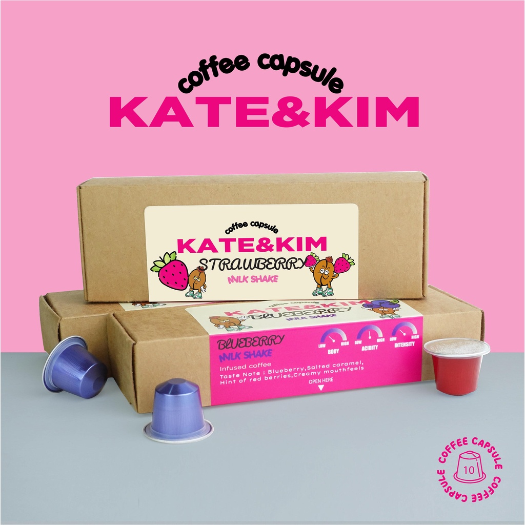 กาแฟแคปซูล บลูเบอรี่ สตอเบอรี่ มีหลายกลิ่นให้เลือก(( Kate Kim )) Coffee ...