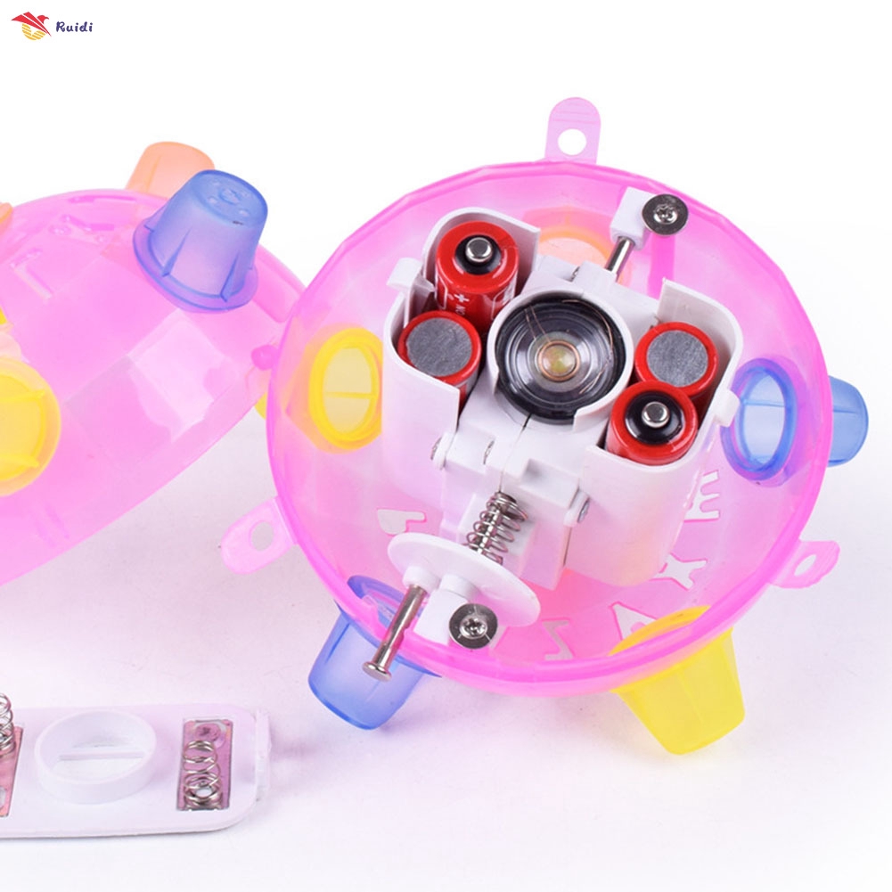 Funny Flashing Bouncing Ball LED Light Dancing Music Ball Toy Gift for ...